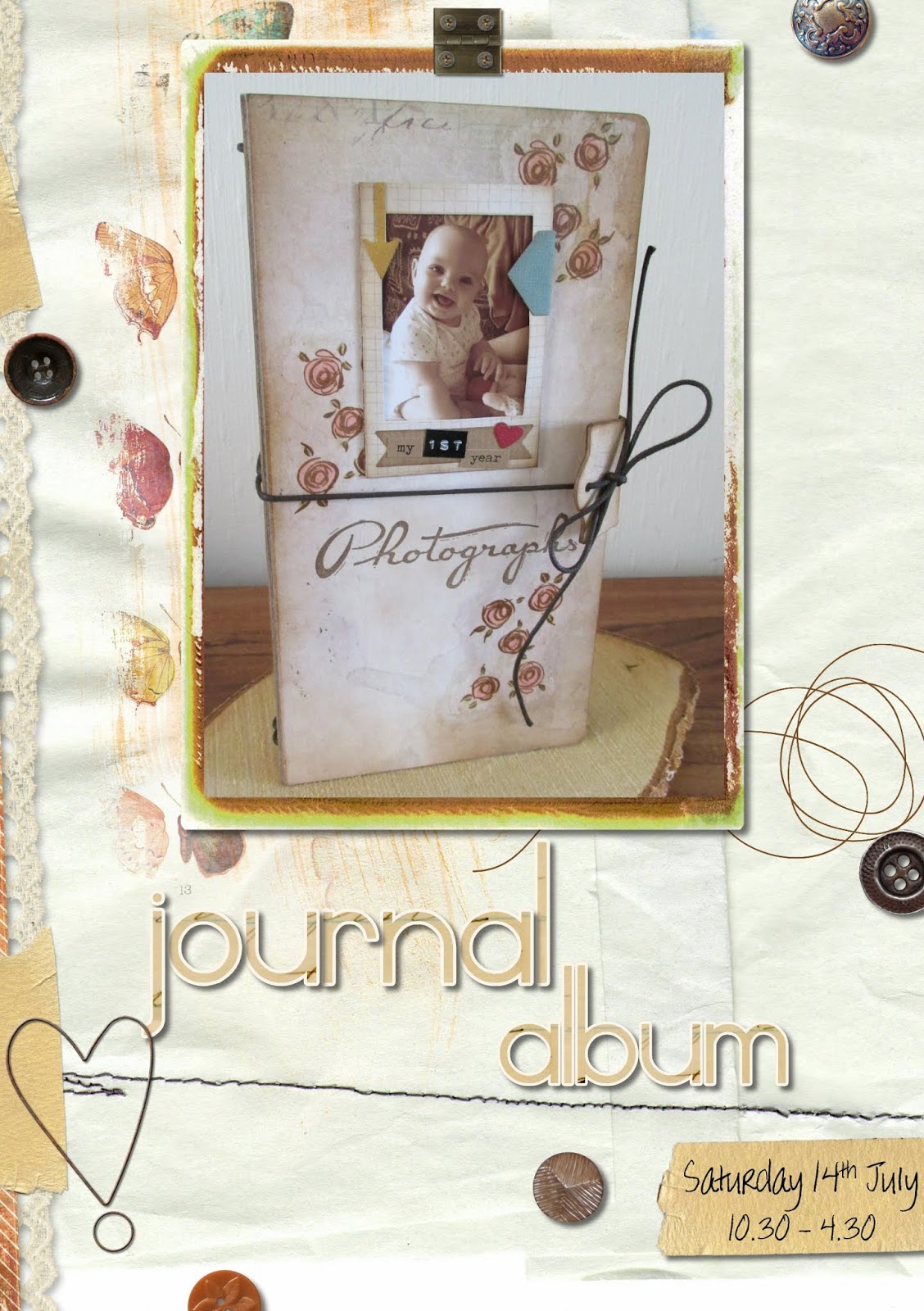 Vintage Follie: New Workshop: Journal Album