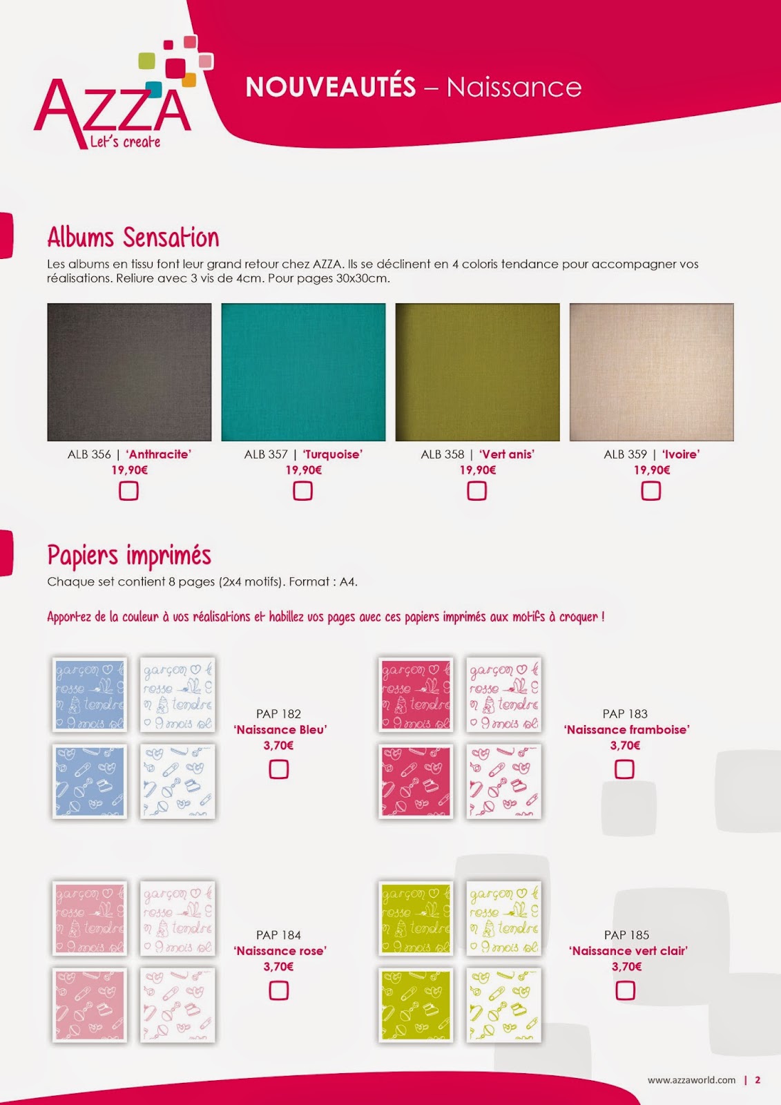 Animatrice AZZA - Scrap Eden De Celine JEANSON: Nouveautés AZZA de Mai ...