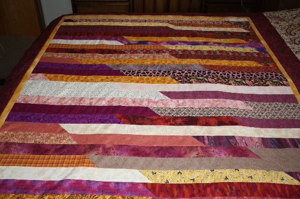 Sew-n-Sew Quilting: Jelly Roll Quilt (or the 1600 quilt)