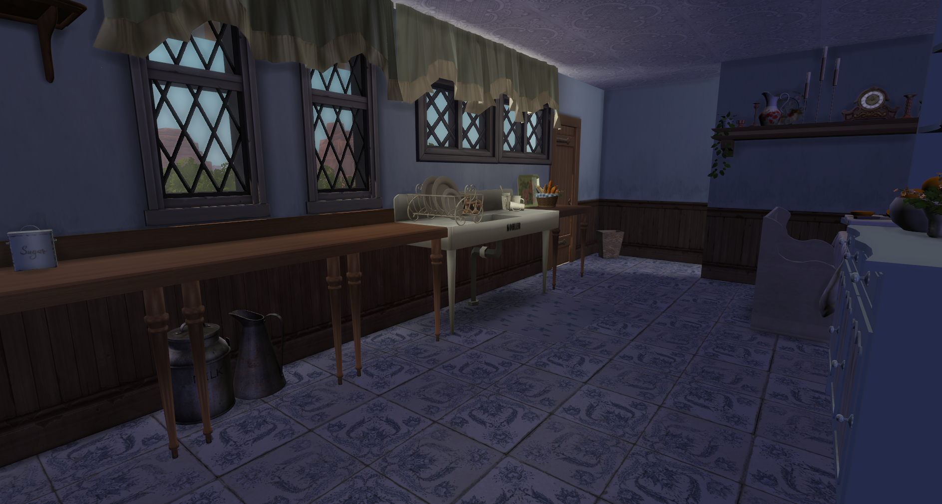 The Sims Powder Room: The Cronhardt
