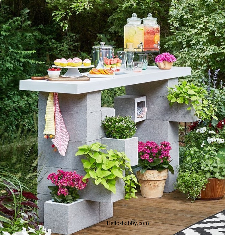 7 Awesome Cinder Block Garden Ideas for Your Home ~ HelloShabby.com ...
