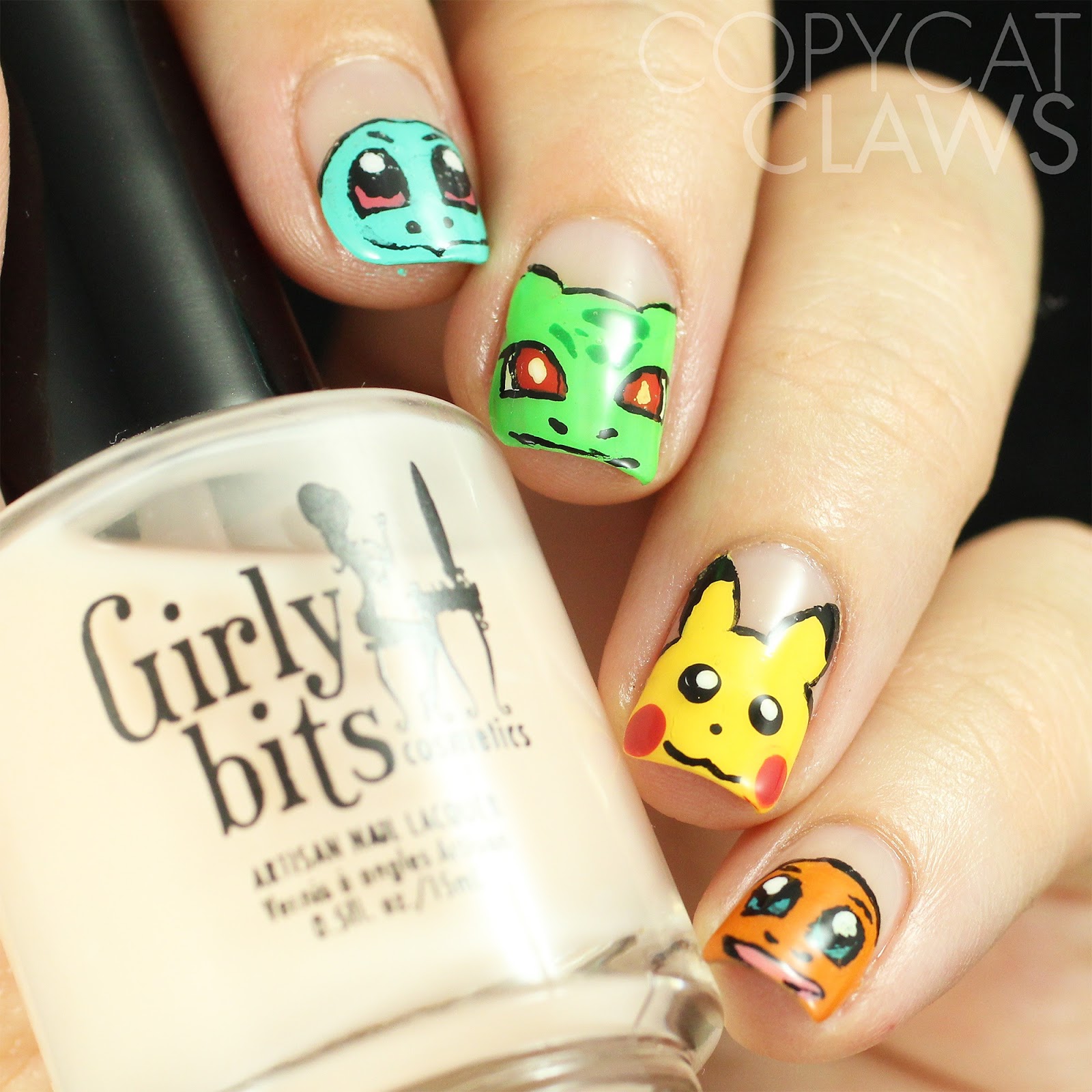 Copycat Claws: The Digit-al Dozen does Negative Space: Day 1 - Pokemon ...