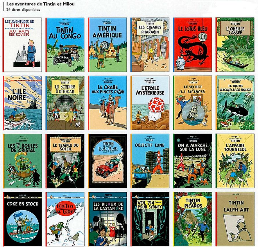manga-album: The Adventure of Tintin collection