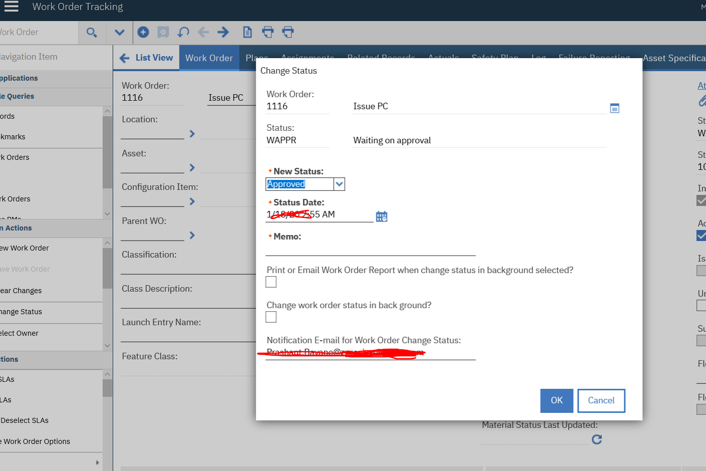 IBM MAXIMO Enterprise Asset Management: MAXIMO: Make memo field ...