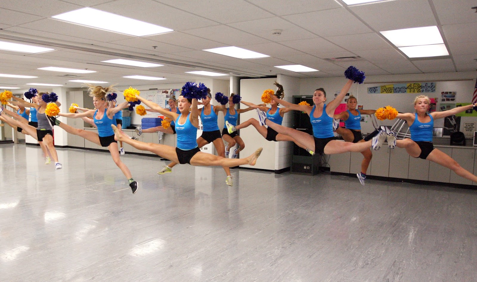 Mark Kodiak Ukena: Lake Forest High School Dance Squad Practice