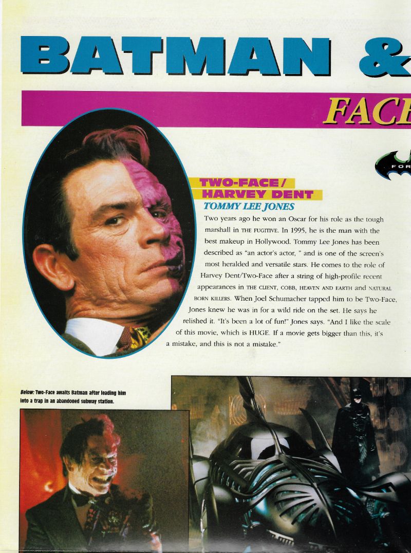 1995 Batman.com : Magazine Article: Batman Forever Official Poster ...