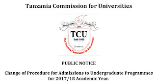 TCU Admission Activities Timetable for 2017/18 admission cycle showing ...
