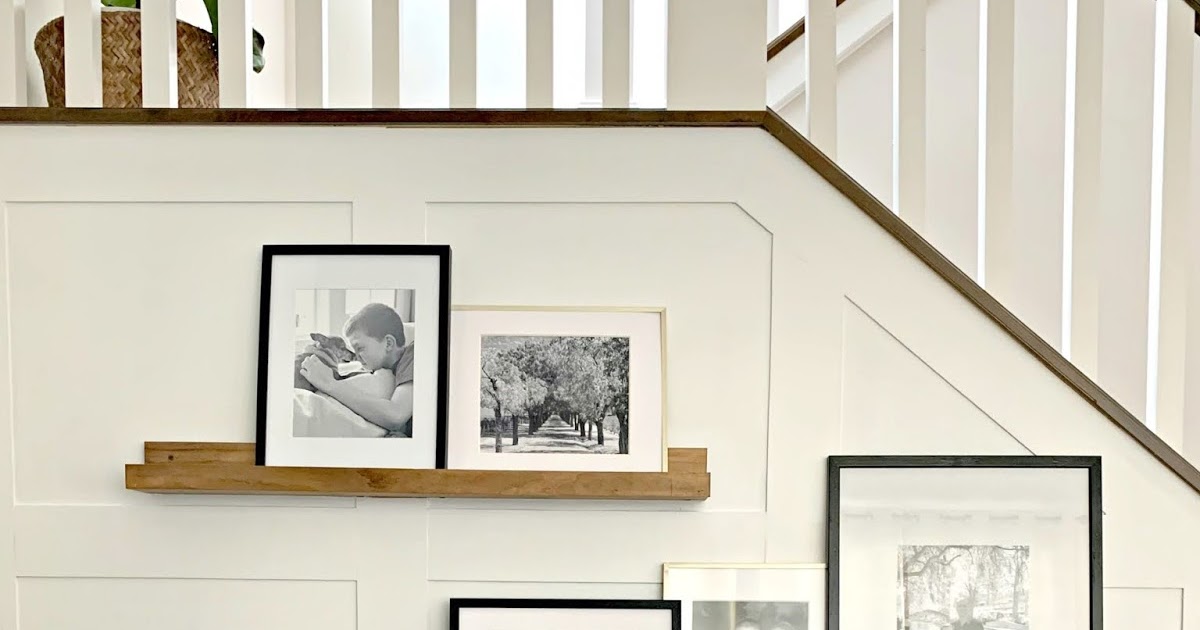 How to DIY easy picture ledges {but not just for pictures!} from ...