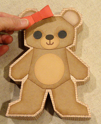 Needles 'n' Knowledge: Teddy Bear Shaped 3d Box