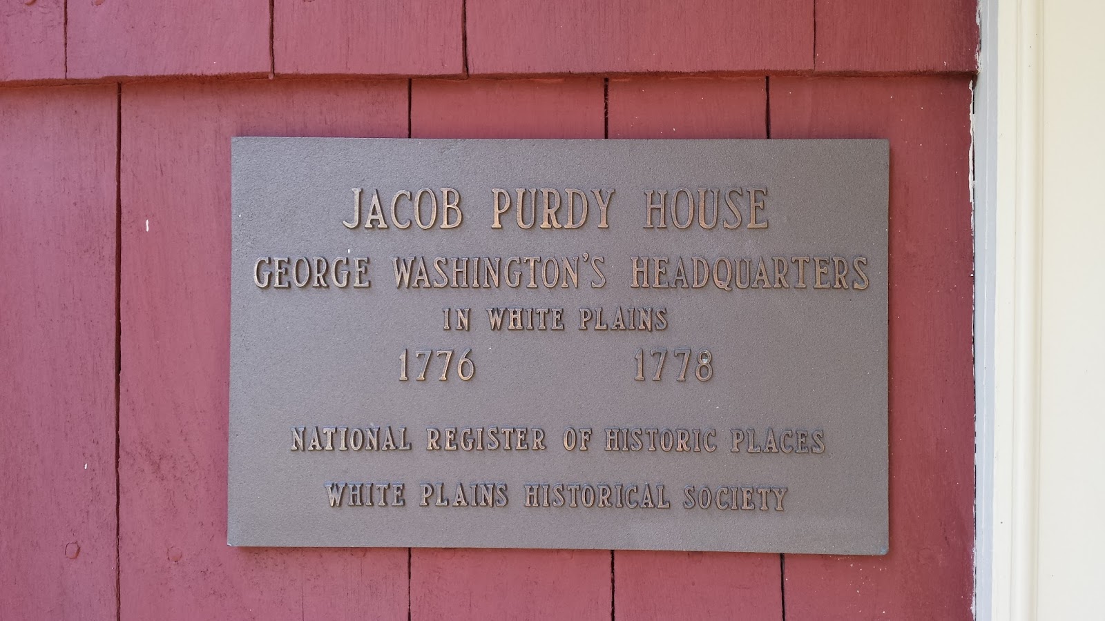 The Matt Ward History Experience : Jacob Purdy House
