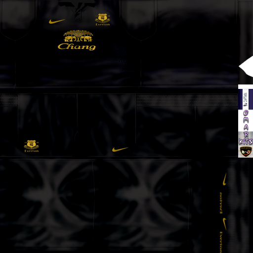 Pro Evolution Soccer: Kit Everton FC 2012/2013 by OMAR - PES6 Edit