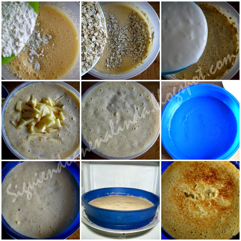 Siguiendo A Nenalinda Bizcocho De Manzana Avena Y Kéfir En