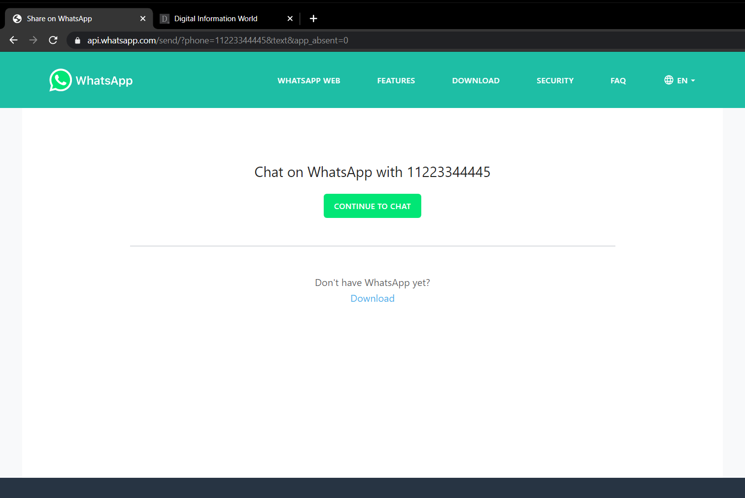A Guide to WhatsApp “Click and Chat” - A Feature Allowing you to Chat ...