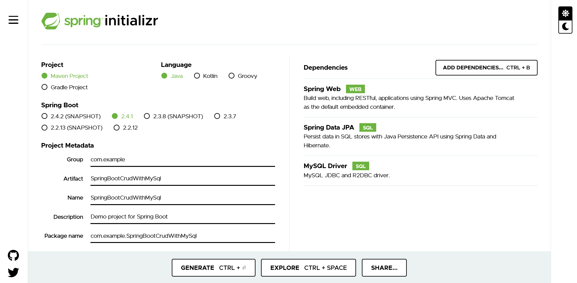 Spring Boot CRUD operation with Rest API, JPA and MySql | Programming Blog