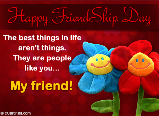 Online Free Ecards: Celebrate Friendship Day with Friendship eCards