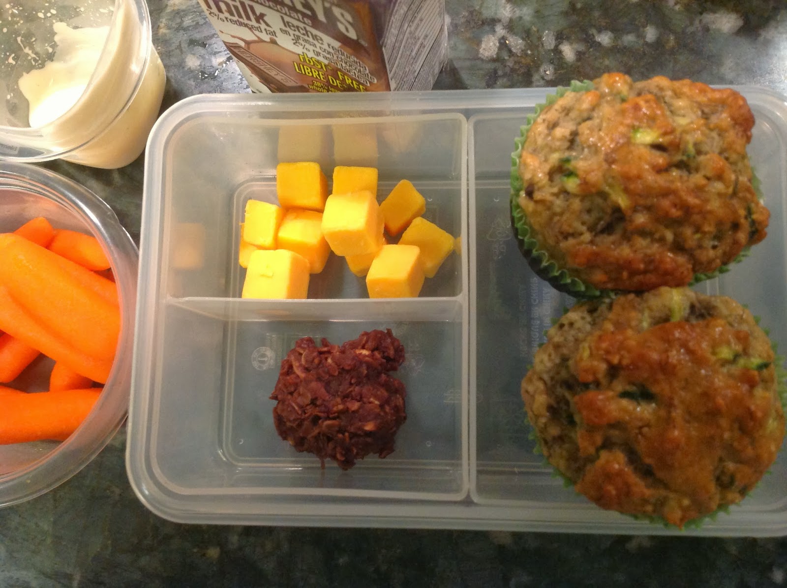 Kids lunch- day 4 (Lunch box muffins)