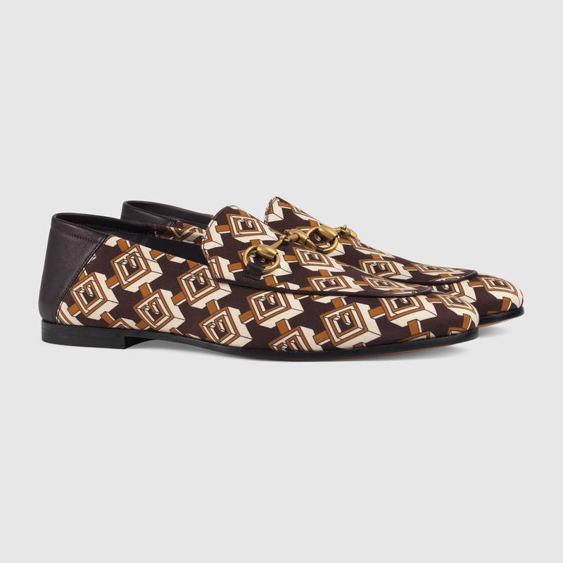 Pimp Printed Like With G: Gucci Geometric G-Print Loafer | SHOEOGRAPHY