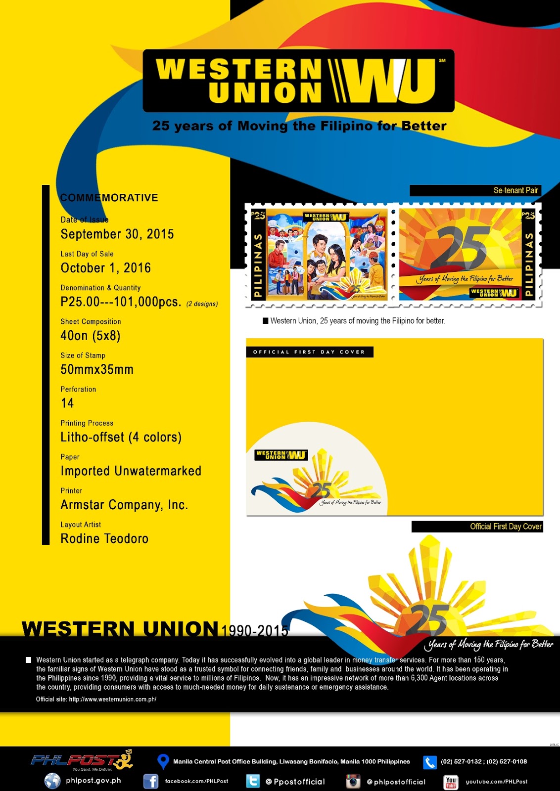 Philatelic Philippines: Western Union