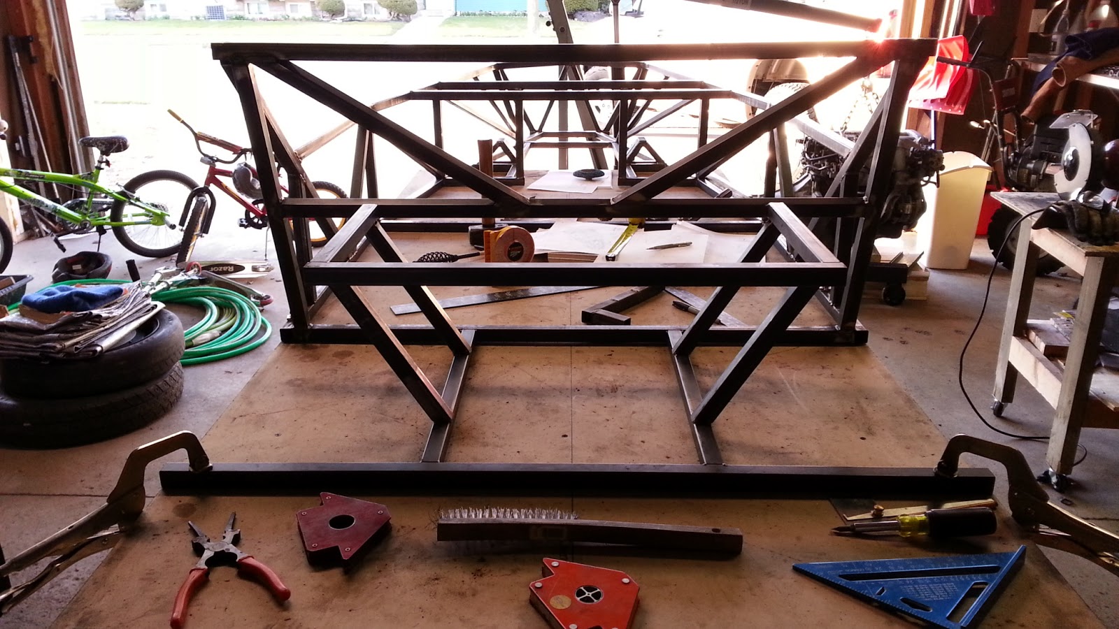 Scott's Locost 7 Build: Frame construction