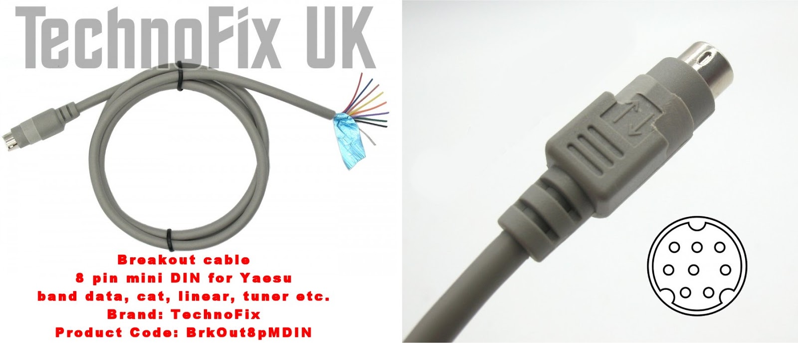 M7MCQ HAM RADIO BLOG: INTERFACE CABLE FOR FT-817 & ELAD DUO-ART