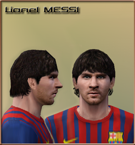 PES 6 EDIT: Face PES6 Lionel Messi by Minhanh158 - PES 2012