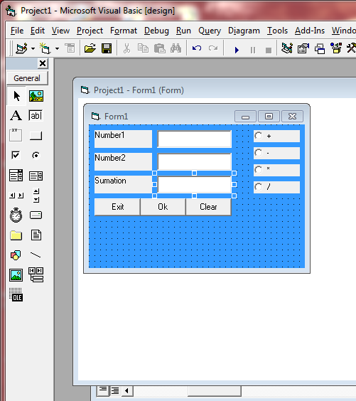 Tutorial Vb Option Button Program Code Vb 60 Visual Basic Tutorial 13