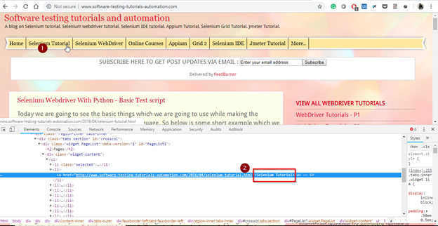 Webelement Locators Part 1 Selenium With Python