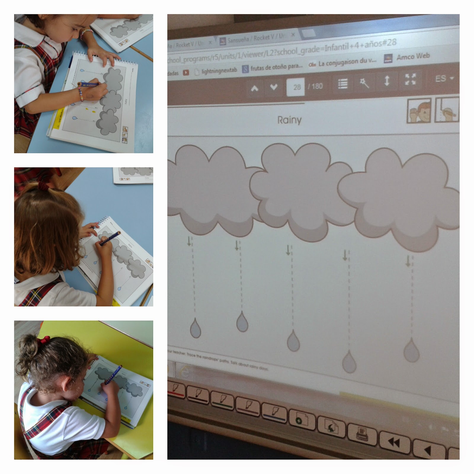 Infantilsansu: Tracing raindrops