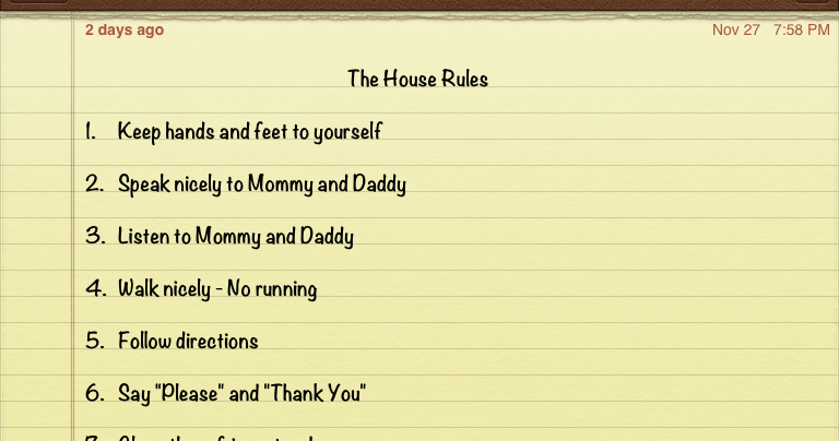 AutismWonderland: The Autism House Rules