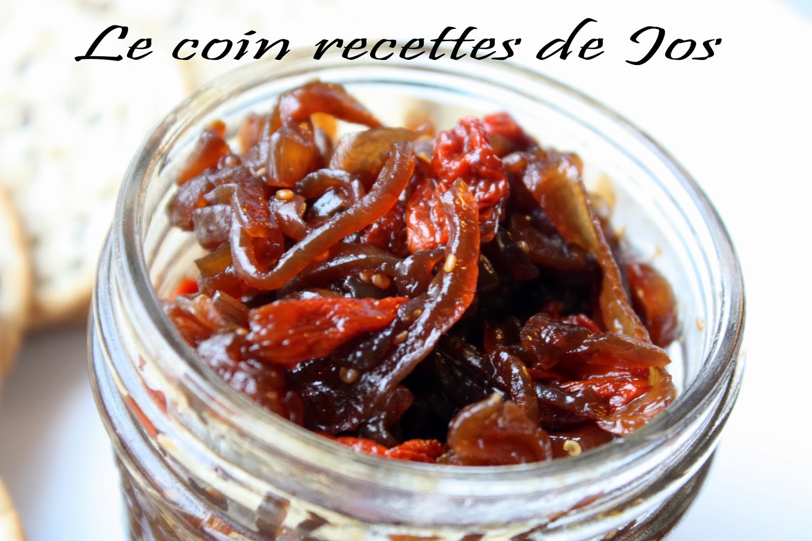 Le coin recettes de Jos: CONFIT D'OIGNON AUX BAIES DE GOJI, PORTO ET ...