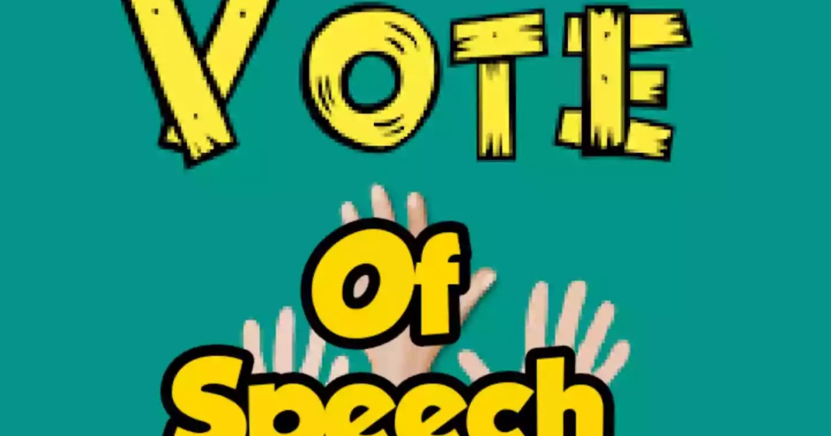 Vote Of Thanks Speech - Three Examples