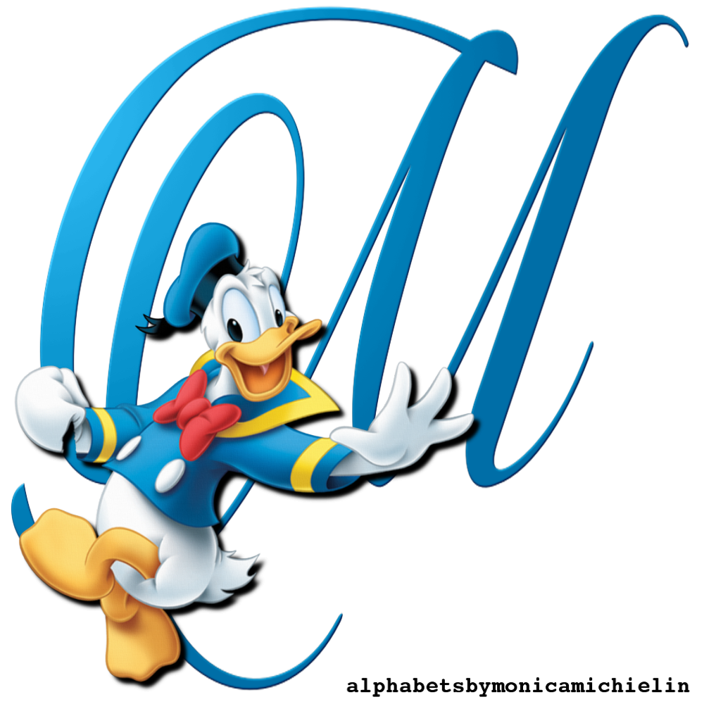 Monica Michielin Alphabets: DONALD DUCK ALPHABET, ALFABETO DO PATO ...