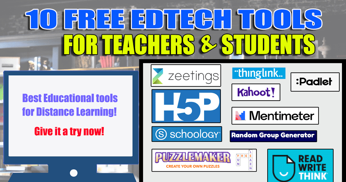 10 Free EdTech Tools for Teachers and Students [Best for Distance Learning]