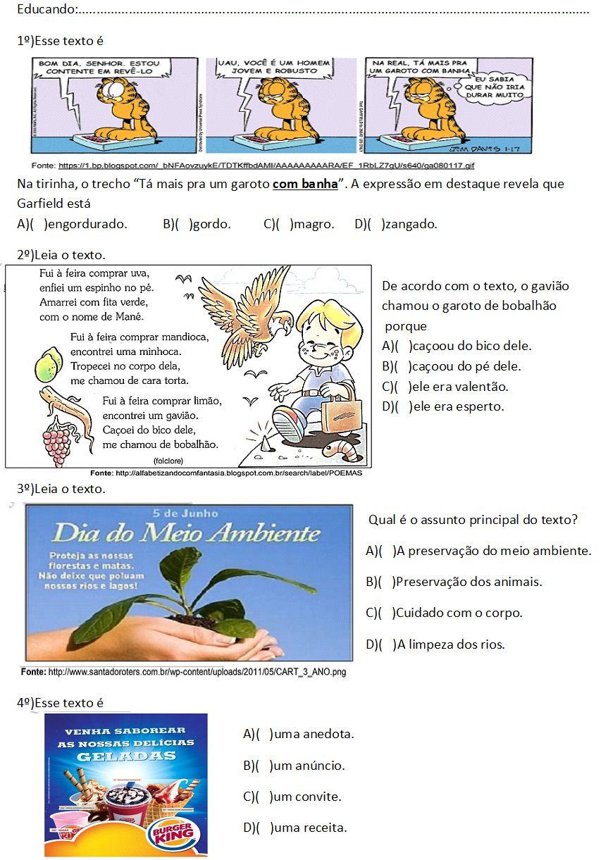 Simulados Portugues 3 Ano - BRAINCP