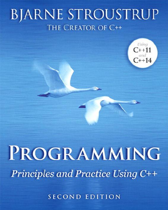 Programming: Principles and Practice Using C++, 2nd Edition – Bjarne ...