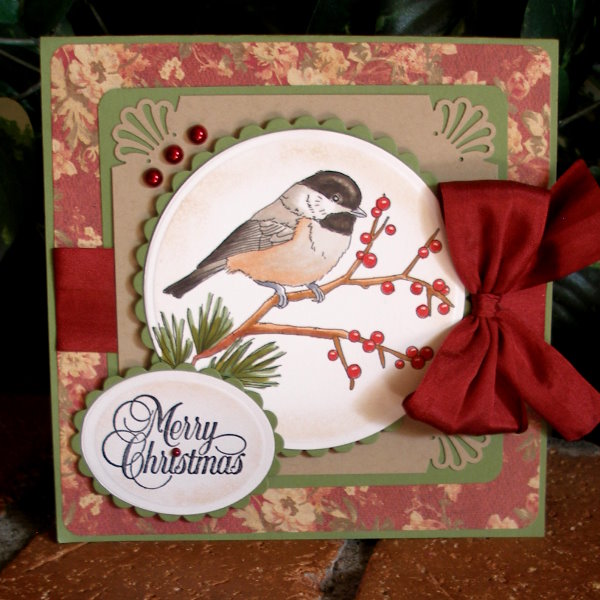Diane's Country Cards & Crafts: Winter Chickadee