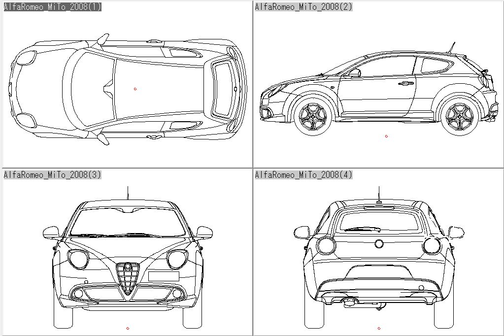 MISCELLANEOUS DATA STORAGE 2 for CAD Drawings: [JWS/DWG] AlfaRomeo MiTo ...