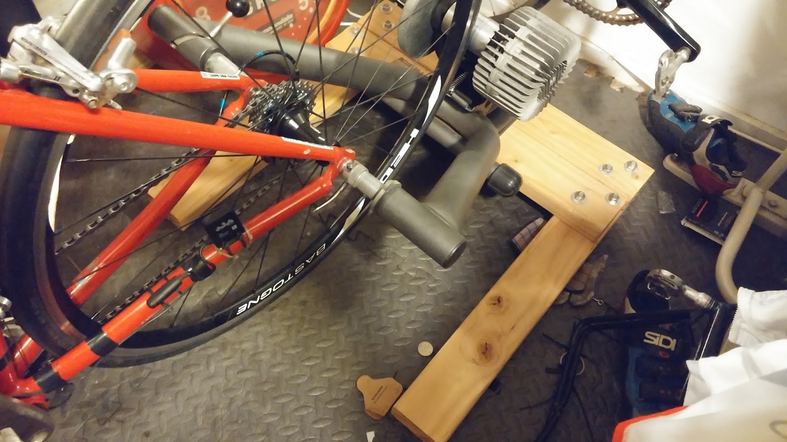 Sprinter della Casa: Equipment - Homemade Rocking Trainer