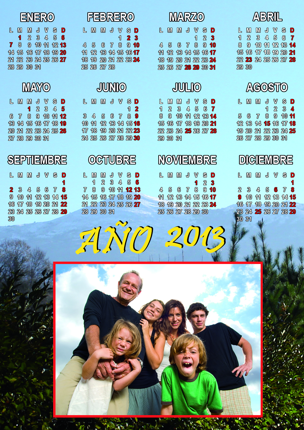 Tus Cartas Personalizadas: Calendarios Infantiles y familiares