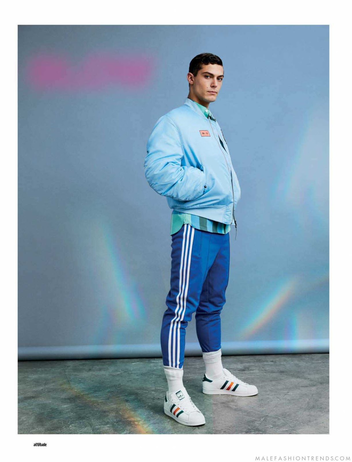 Jacob Hankin del color al camuflaje para Attitude Magazine en fotos de ...