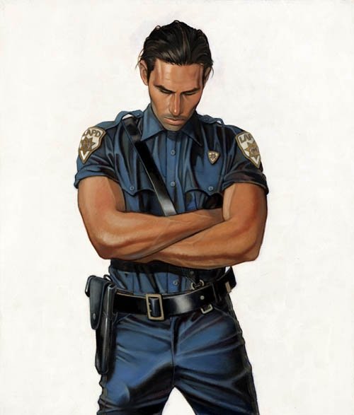 Jockstrapped In Leather: HELLO OFFICER!