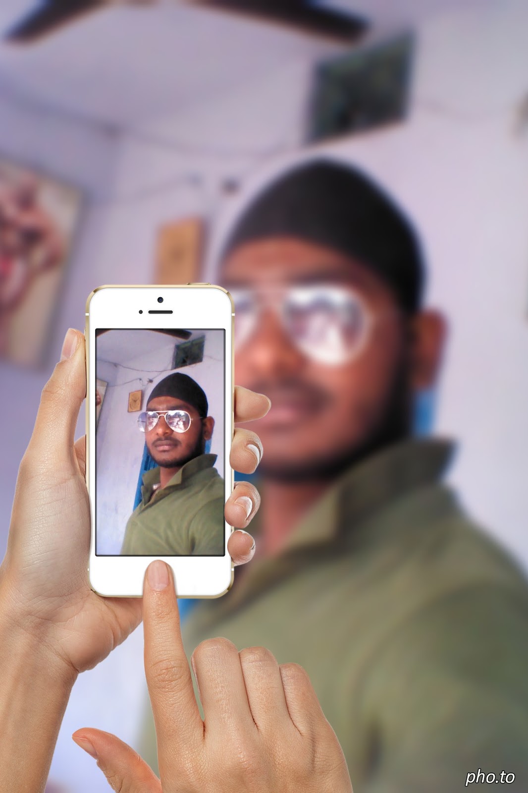 Edit image with iphone effects - Online face fun effects