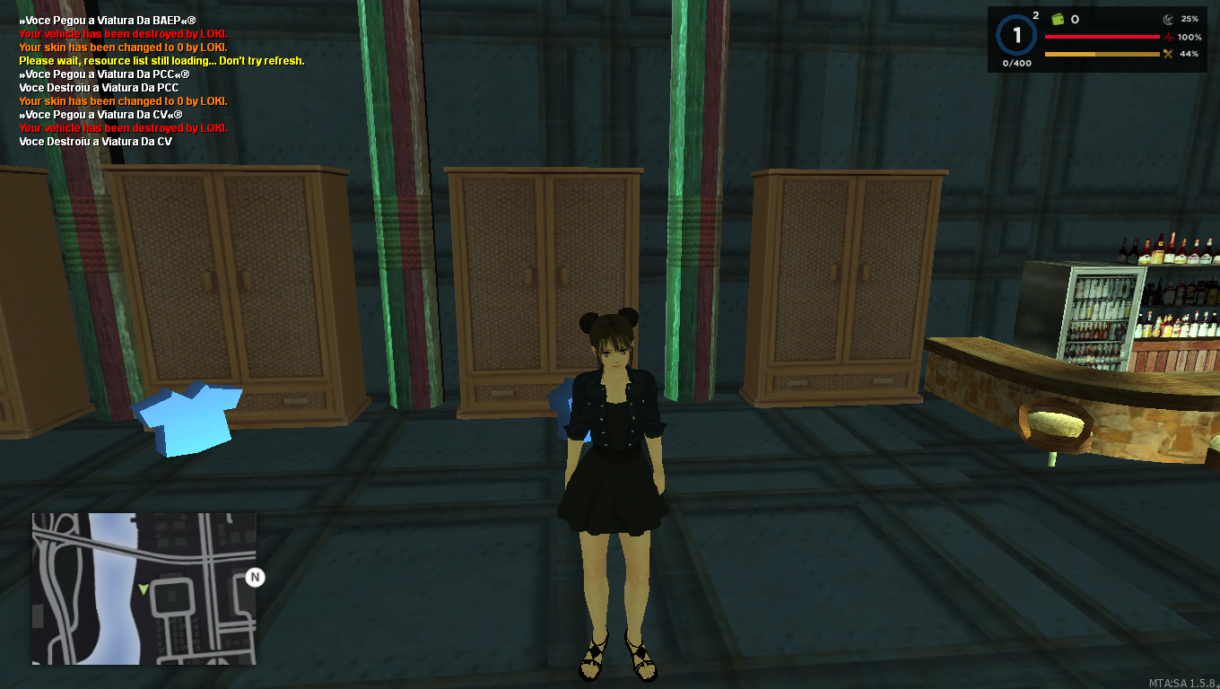 Pack CV Base/portao/carro/armas/skin - MTA Brasil