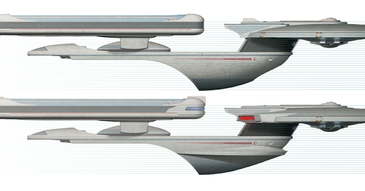 FLEETYARD STAR TREK modeling blog: The size of the Excelsior Class