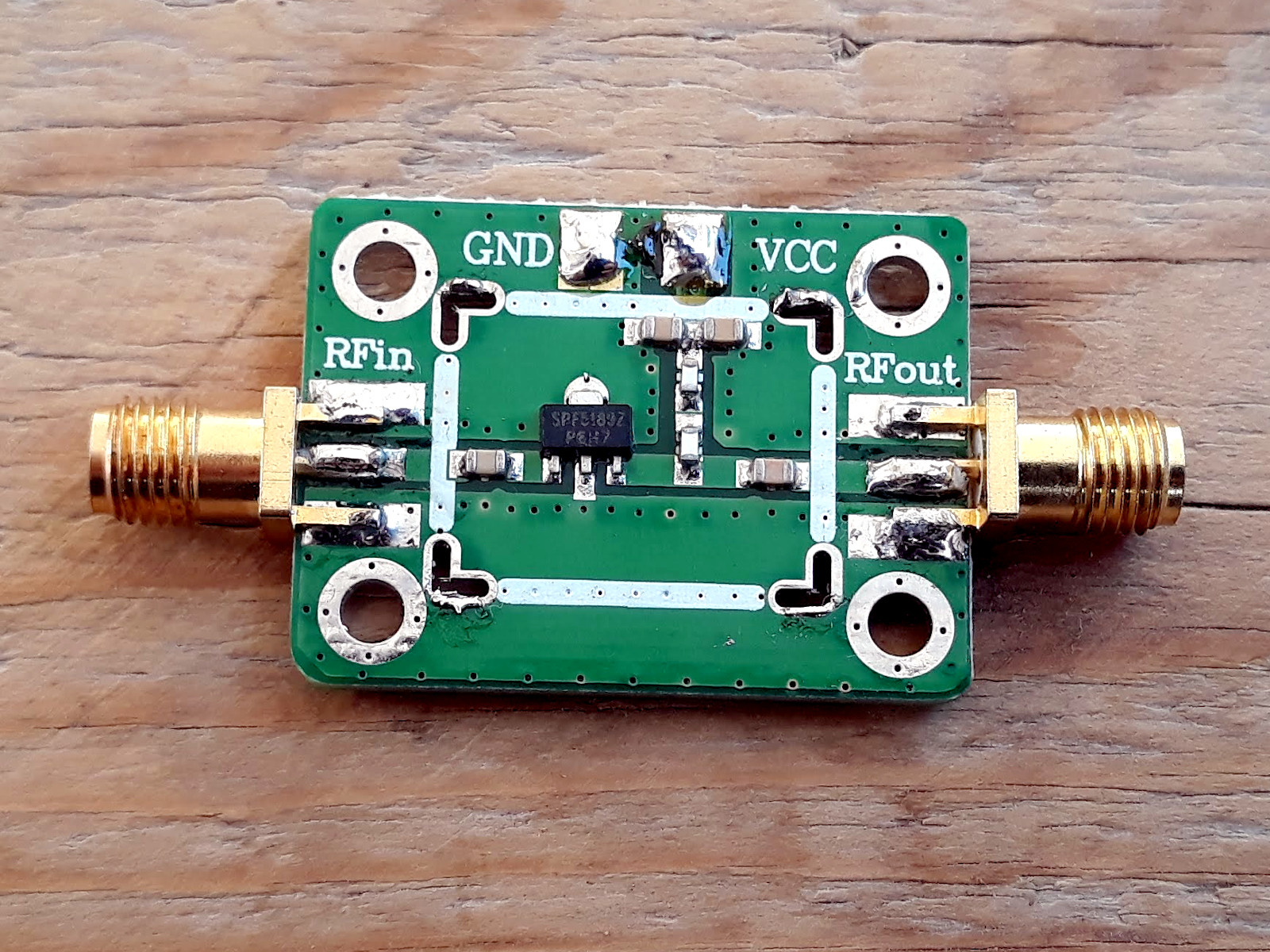 Mods and improvements to the SPF5189Z LNA board · One Transistor
