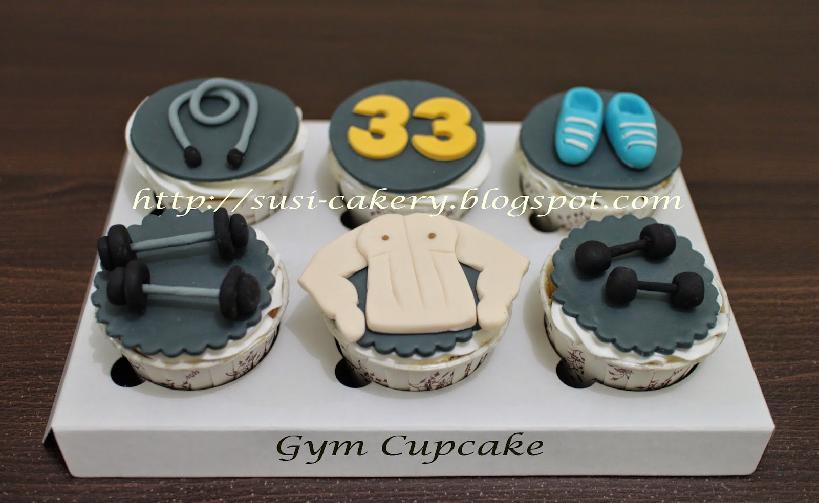 Susi Cakery: Gym cupcake