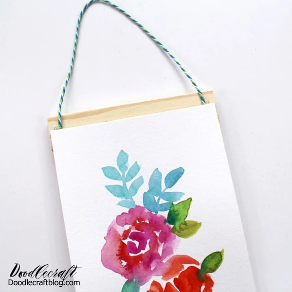 How to Make Hanging Scroll Art