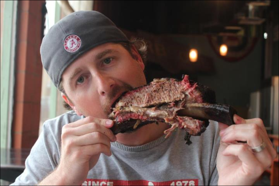 Man Up: Tales of Texas BBQ™: Alabama & a HUGE beef rib: What's not to love?