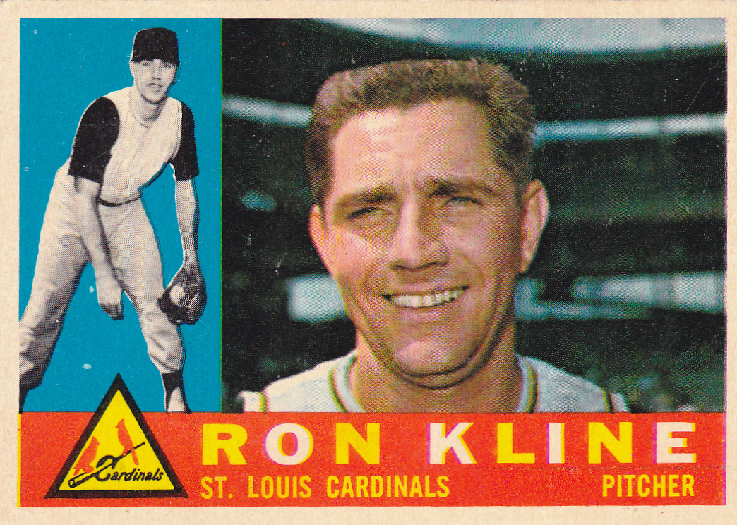 Horizontal Heroes: The 1960 Topps Set: #197 Ron Kline
