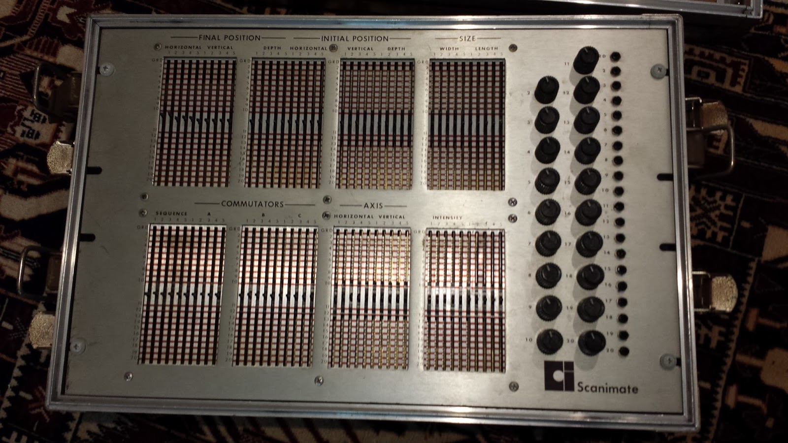 JonDent - Exploring Electronic Music: Scanimate Matrix Switch Panels